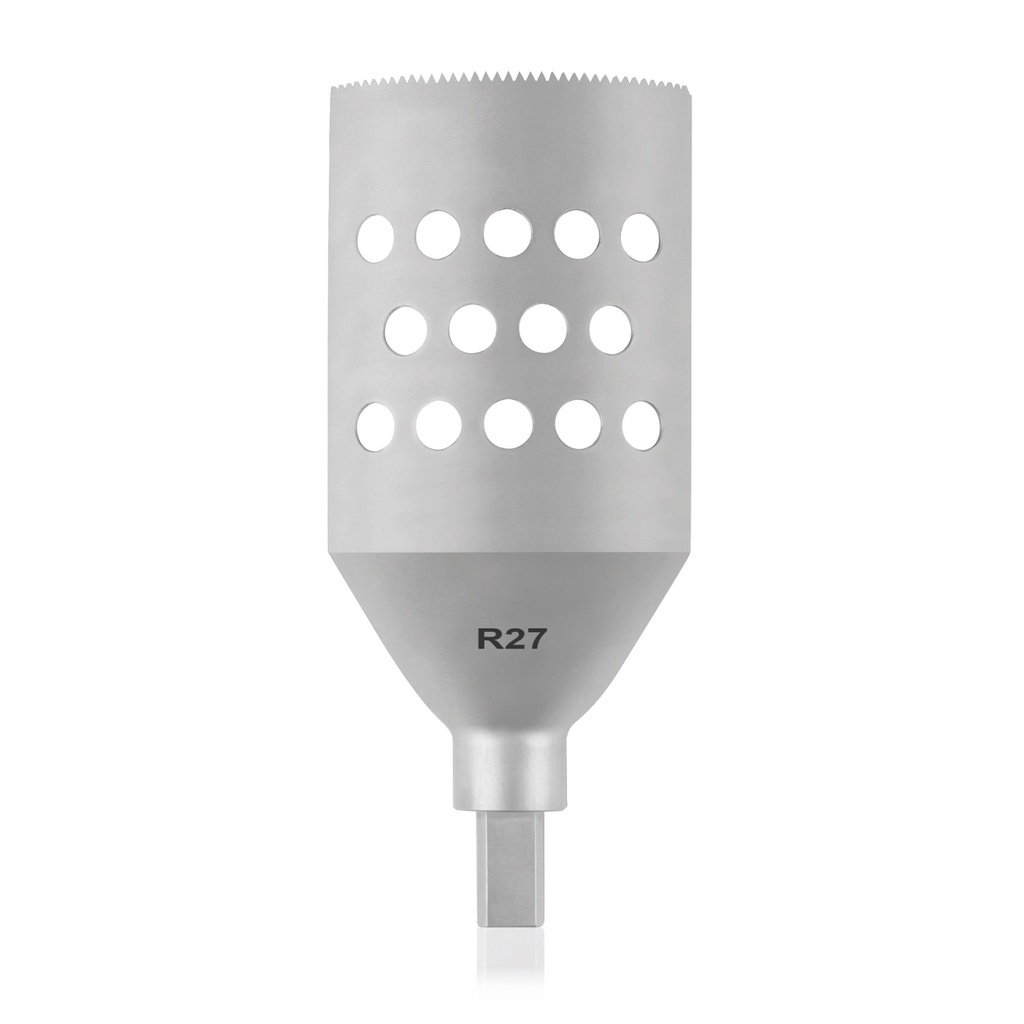 TPLO saw blade, cannulated R27/50mm, triangular shaft | Eickemeyer com